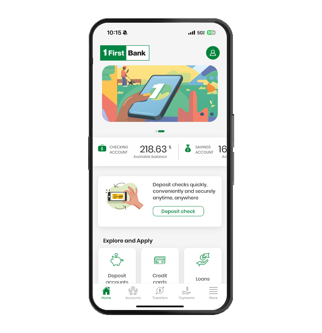 Get to know the benefits of FirstBank's Checking Accounts