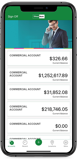 Mobile Bank App: Business Digital Banking - FirstBank